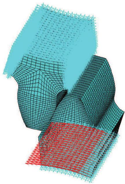 The FEM Model And Boundary Conditions Of The Gears FEM Finite Element Download Scientific