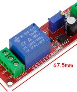 CHINESE 12V Delay Timer Module HW 010 Delay Timer 0 10 Sec Delay Timer Switch Adjustable Module