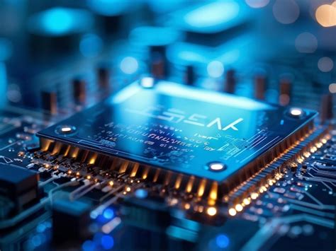 Premium Photo Circuit Board With Computer Processor Circuit Board