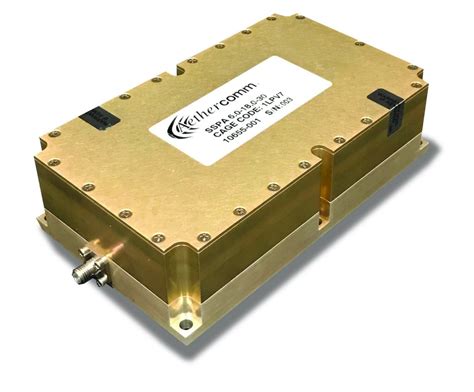 Gan Broadband Rf Power Amplifier Solid State 6 0 18 0 Ghz