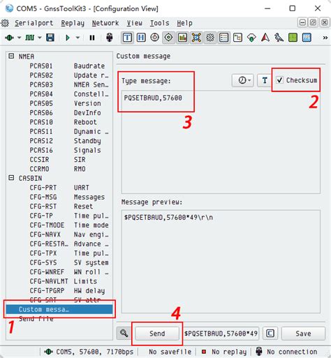 How To Modify The Baud Rate