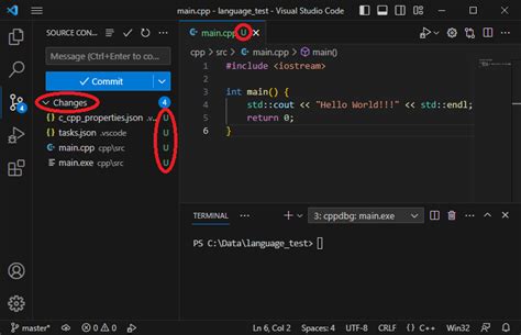 4 개발설정 Vscode 로 Git 사용하기 Tango1202 블로그