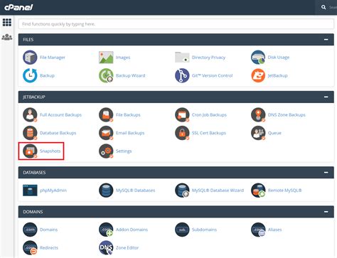 Creating A Manual Snapshot Of Your Account Wpopt Ab