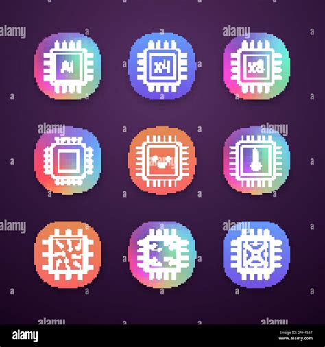 Mobile Processors Stock Vector Images Alamy
