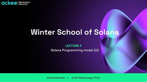 Lecture 4 Solana Programming Model 22 Youtube