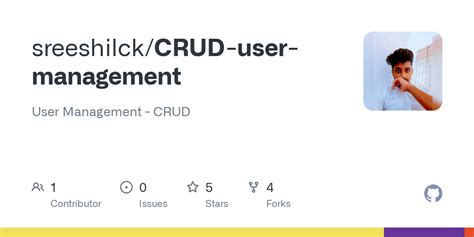 Github Sreeshilck Crud User Management User Management Crud