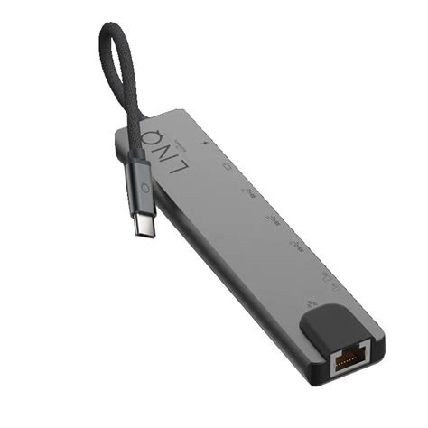 LINQ Multi Puerto En Pro USB C Gbps Hub Con K HDMI Ethernet Y Lector SD