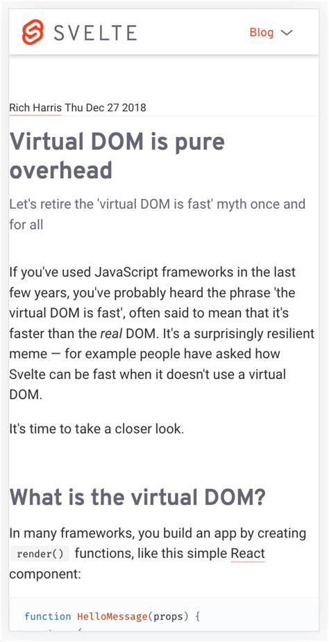Blog Needs Padding On Mobile · Issue 2413 · Sveltejssvelte · Github
