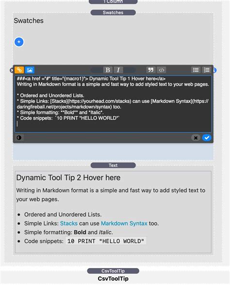 Csvtooltip How To