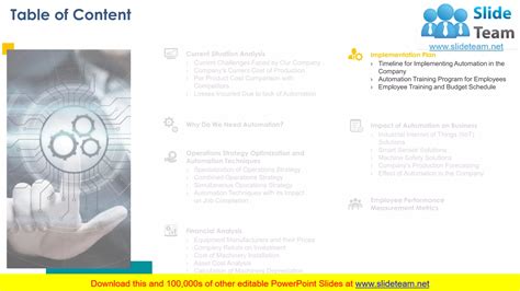 Introducing Automation In Manufacturing Business Powerpoint Presentation Slides Pdf Internet