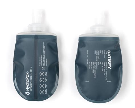 Hydrapak® Soft Flask 250ml 2‑pack Satisfy