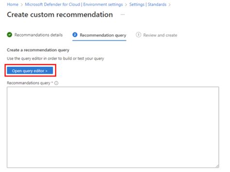 カスタム推奨事項を作成する Microsoft Defender For Cloud Microsoft Learn