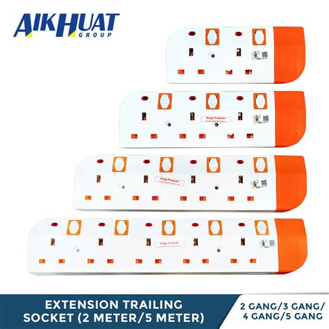 SIRIM M M PEAK A Portable Extension Trailing Socket Extension Multiple Plug Adapters