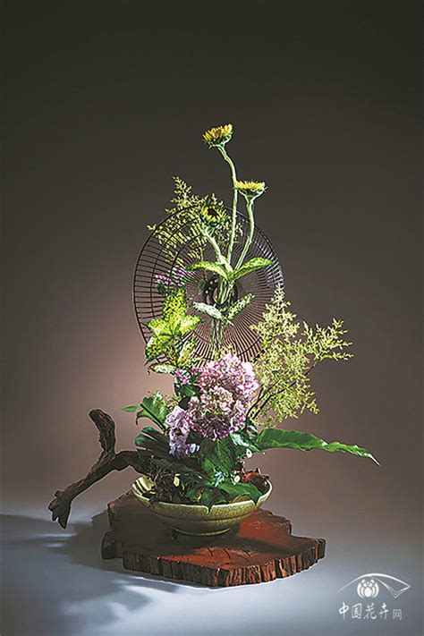 她是台湾中华花艺资深元老插花作品深得《易经》美学精髓 中国花卉网