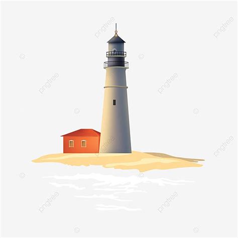 섬 등대 일러스트 섬 클립 아트 등대 섬 Png 일러스트 및 Psd 이미지 무료 다운로드 Pngtree