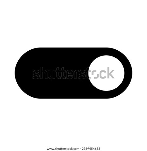 selector switch toggle button on off stock vector royalty free