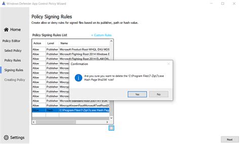 Editing Windows Defender Application Control Policies With The Wizard