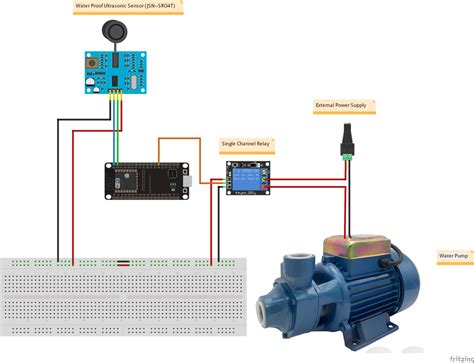 water tank and water pump automation by using esp32 arduino expert