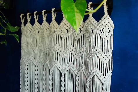 Create Your Own Boho Chic Macrame Curtain