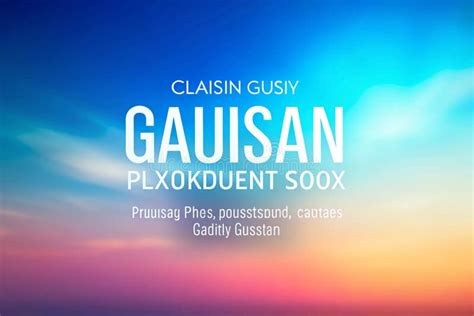 Gradient Sky Background With Gaussian Noise Stock Illustration