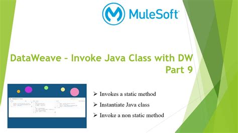 mulesoft tutorials dataweave invoke java class with dw part 9
