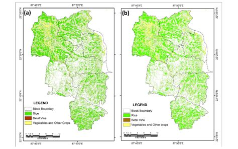 Coverage Of The Three Main Crop Types A Extracted Using Knn