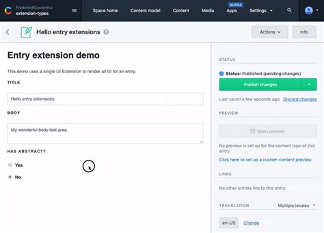 Contentful Conditional Fields And Other Entry Extensions Contentful