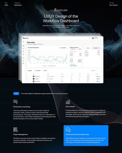 Ui Ux Design Of The Workflow Dashboard On Behance