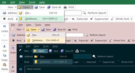 Menus And Toolbars Controls For WinForms Applications ComponentOne