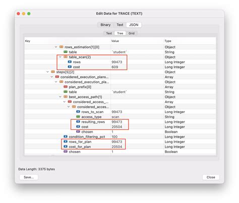 innodb mysql planning cost higher than number of blocks occupied in disk database