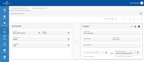 mapping accounts for clients dataview wealth