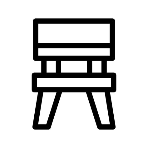 Chair Icon Black And White Illustration 67841393 Vector Art At Vecteezy