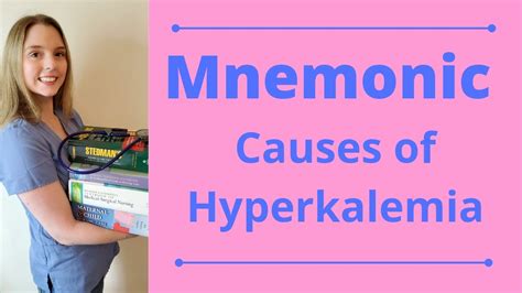 Mnemonic For Causes Of Hyperkalemia Youtube