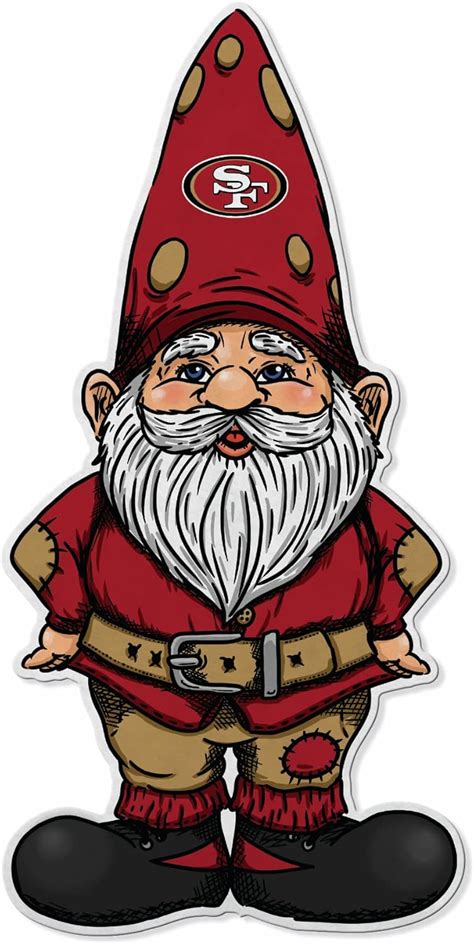 Rico Industries Nfl Football San Francisco 49ers Gnome