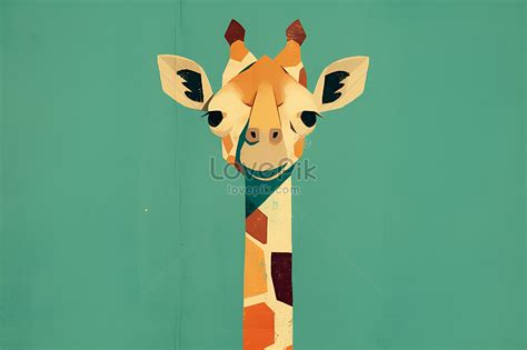 귀여운 기린 일러스트 무료 다운로드 Lovepik