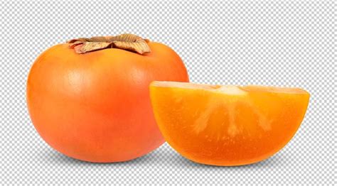 Premium Psd Persimmon Isolated On Alpha Layer