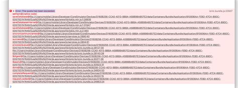 i have issue in savedatabaselokijs with ios · issue 280 · techfort