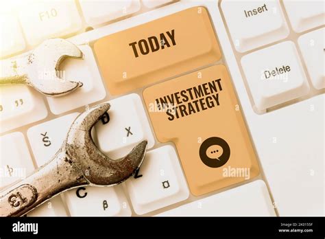 Writing Displaying Text Investment Strategy Conceptual Photo Set Of Rules Procedures Behavior A