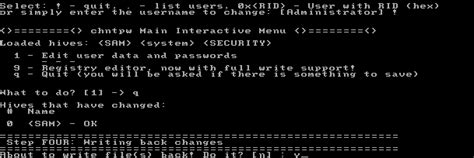 Use Offline Windows Password And Registry Editor To Clear The Password Daossoft