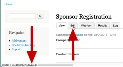 find the node id of drupal content ostraining