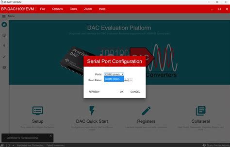 BP DAC EVM Software Cannot Connect To DAC Data Converters Forum Data Converters TI