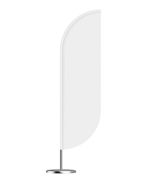 Vector Beach Flag Isolated On White Background