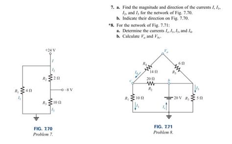 Solved Determine The Currents I And I For The Network Chegg Com