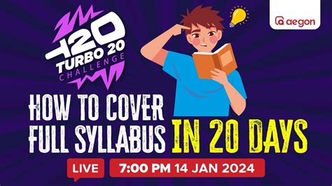 🔥💪 How To Cover Full Syllabus In 20 Days 20 Days Challenge For 2