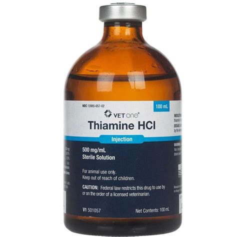 Thiamine Hcl Vitamin B1 Rx 100 Ml