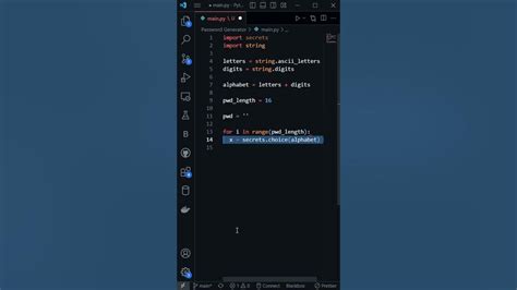 Password Generator In Python Secure Your Accounts With Ease Quick Diy Project Youtube