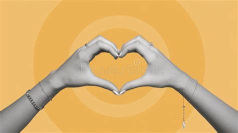 A Womanand X27 S Hands Making A Heart Shape With Their Fingers Ai Stock Illustration