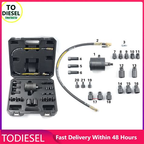 공압 디젤 커먼 레일 인젝터 풀러 제거 도구 세트 1000nm 공기 공급원 05 08 바 21 개 Aliexpress