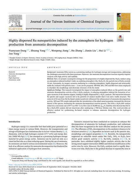 Pdf Highly Dispersed Ru Nanoparticles Induced By The Atmosphere For Hydrogen Production From