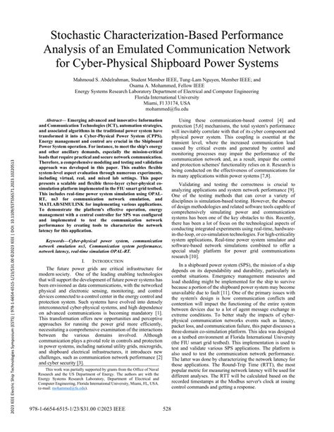 Pdf Stochastic Characterization Based Performance Analysis Of An Emulated Communication